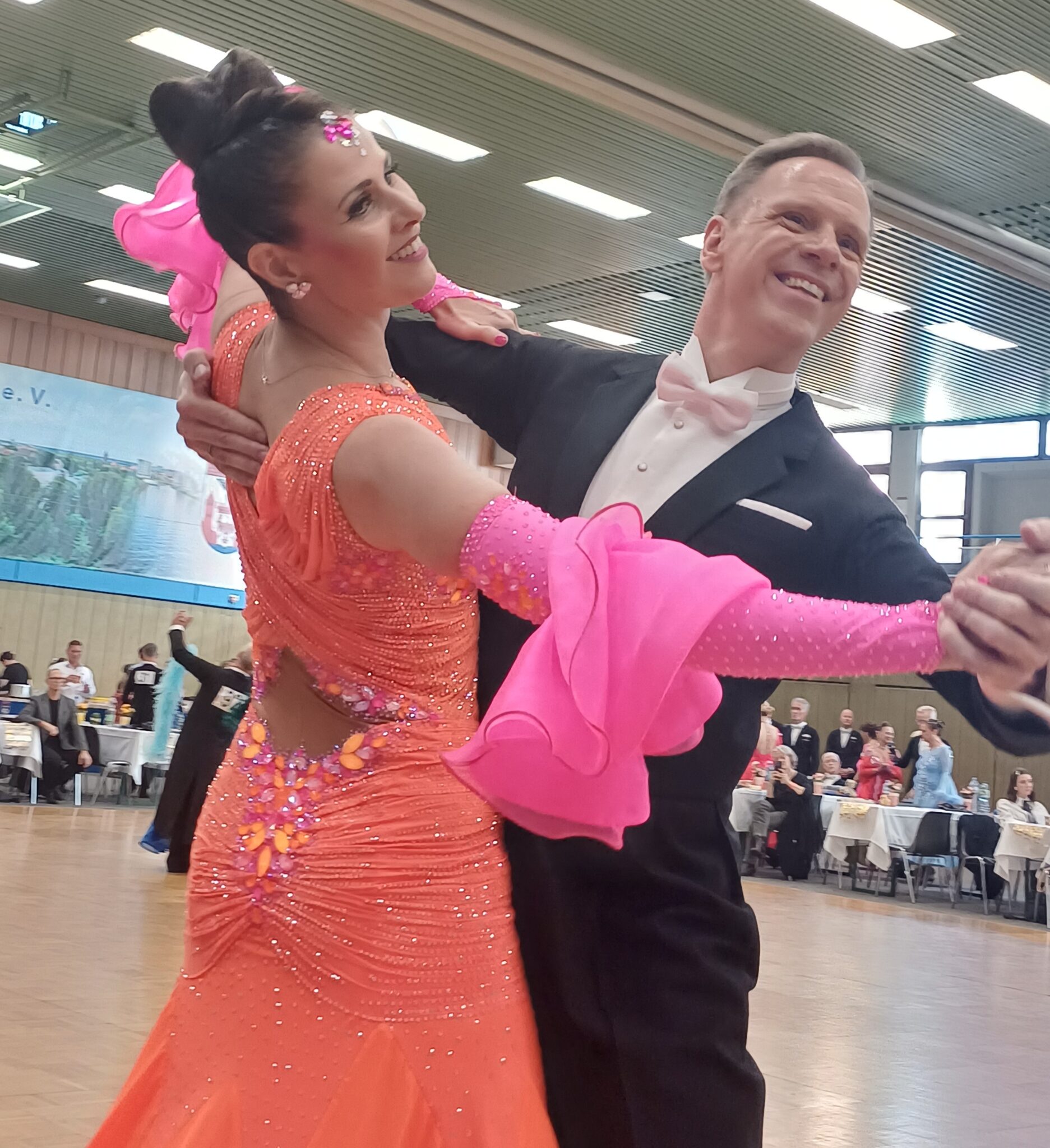 Melanie und Martin Deininger im Achtelfinale der Deutschen Meisterschaft | Schwarz-Gold Aktuelles